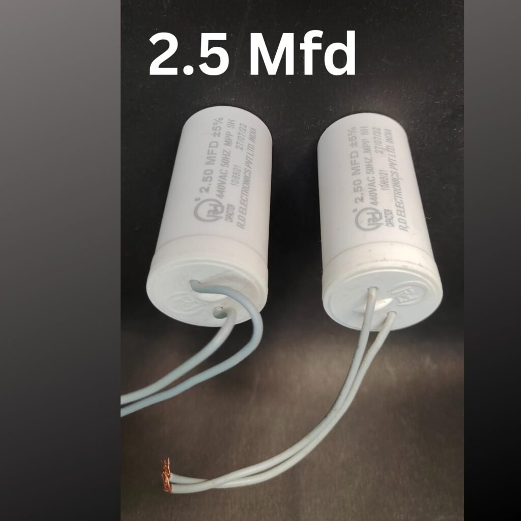2.5 MFD Capacitor 4Pc– RD Company | Just ₹199 | Fan Capacitor | Free ...